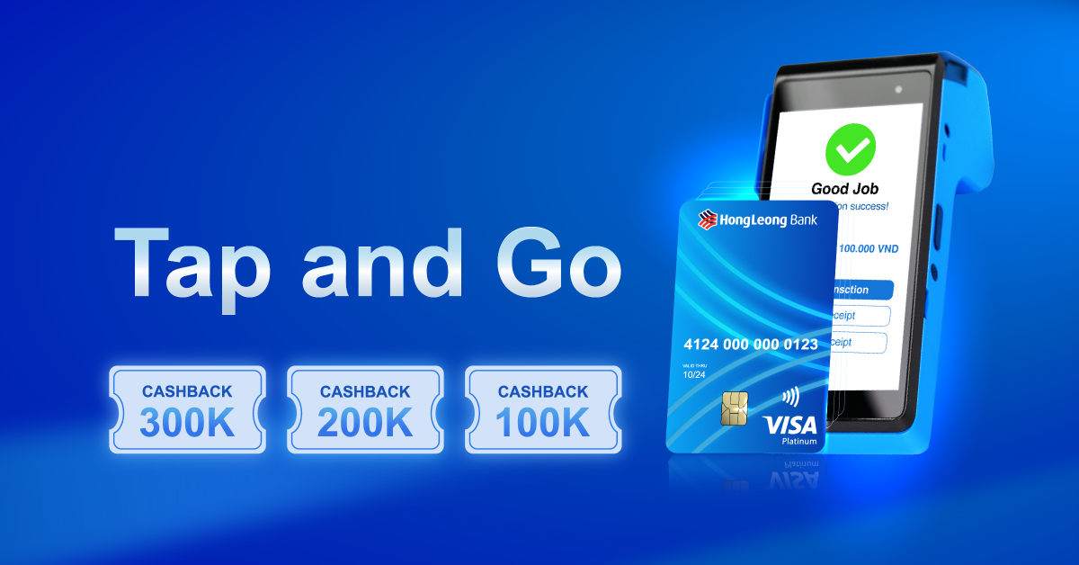 TAP AND GO WITH HONG LEONG VISA DEBIT CARD